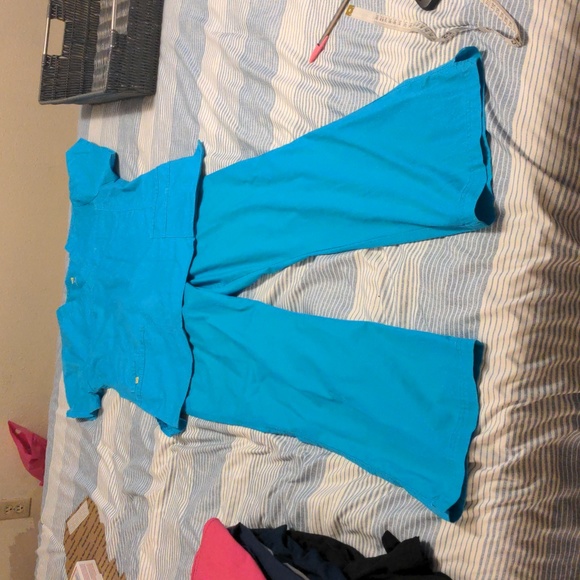 WonderWink | Tops | Aqua Scrub Set | Poshmark